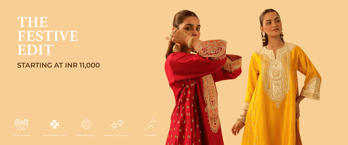 Designer Ethnic Wear For Women | Shop Sheetal Batra Collection Online